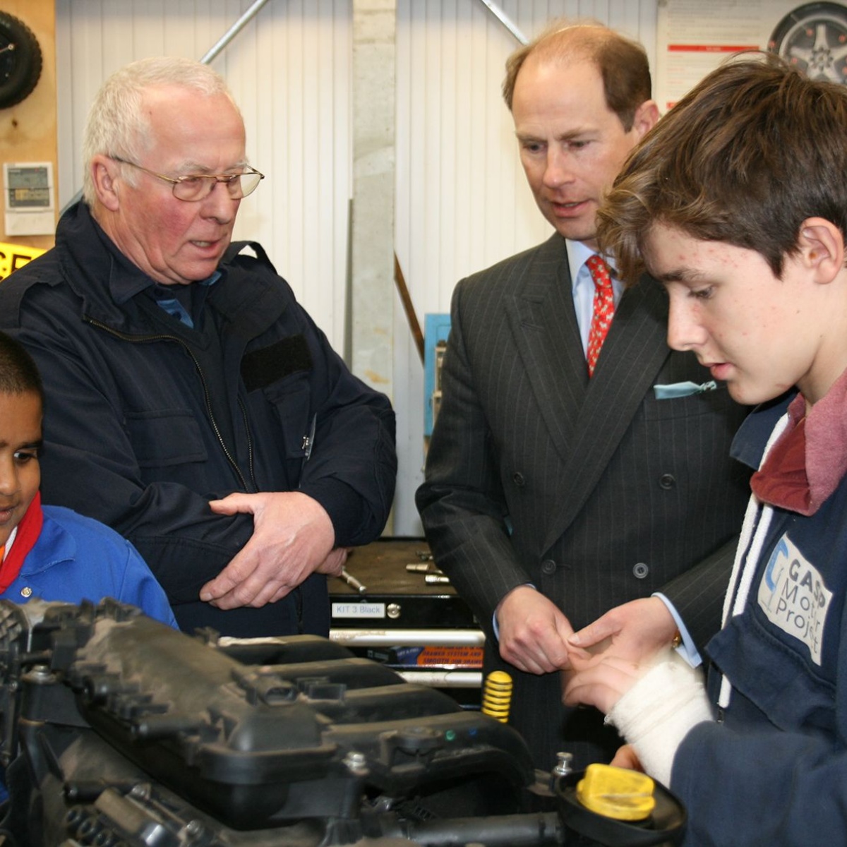 St Peter's Catholic School - Two St Peter's students meet HRH the Earl ...